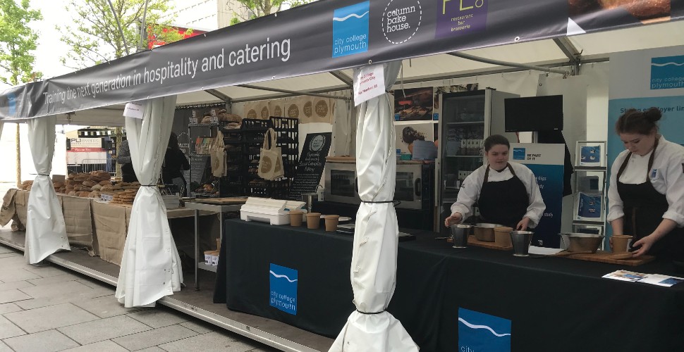 College students getting involved in city food festival - Visit Plymouth
